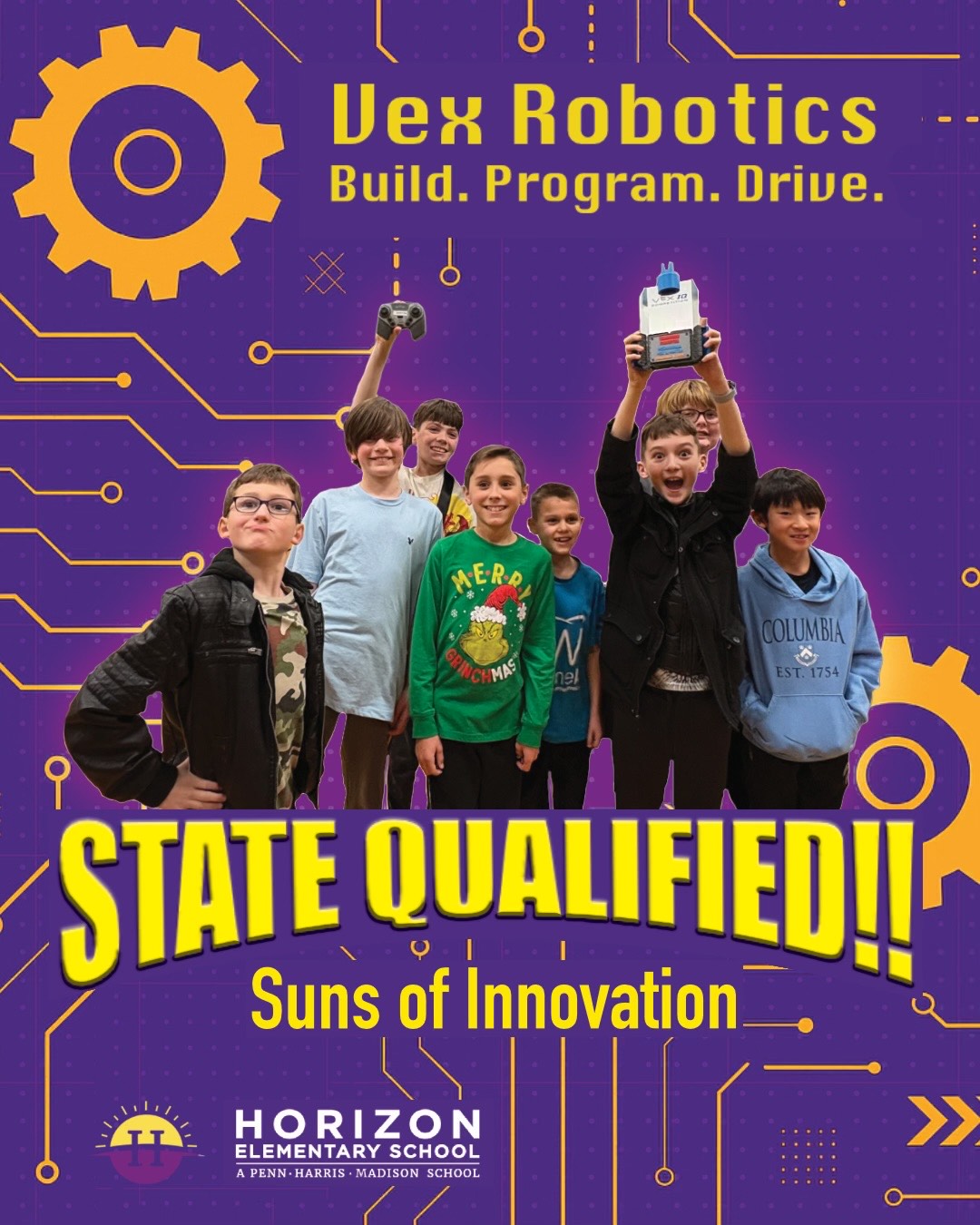 Vex Robotics Team Qualifies for State Championships - Horizon ...